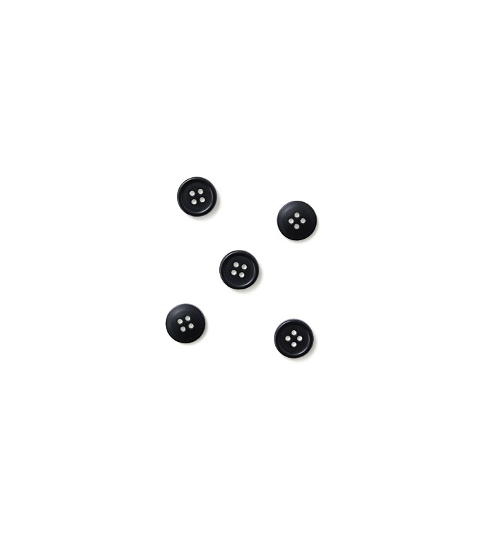 Mil. Spec. Button, 15.0mm, Navy Blue, Packed 5pcs, Repro.(M.O.C.)