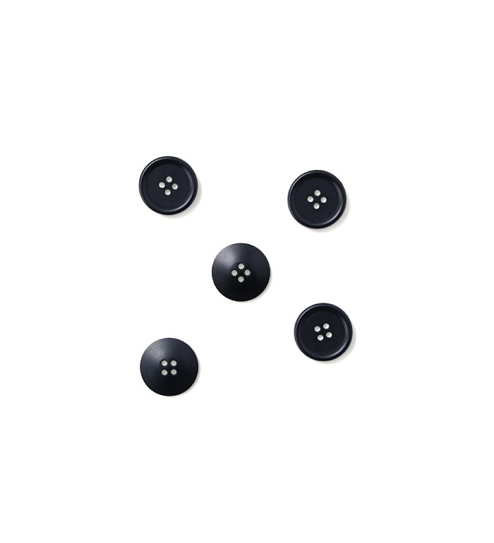 Mil. Spec. Button, 21.7mm, Navy Blue, Packed 5pcs, Repro.(M.O.C.)